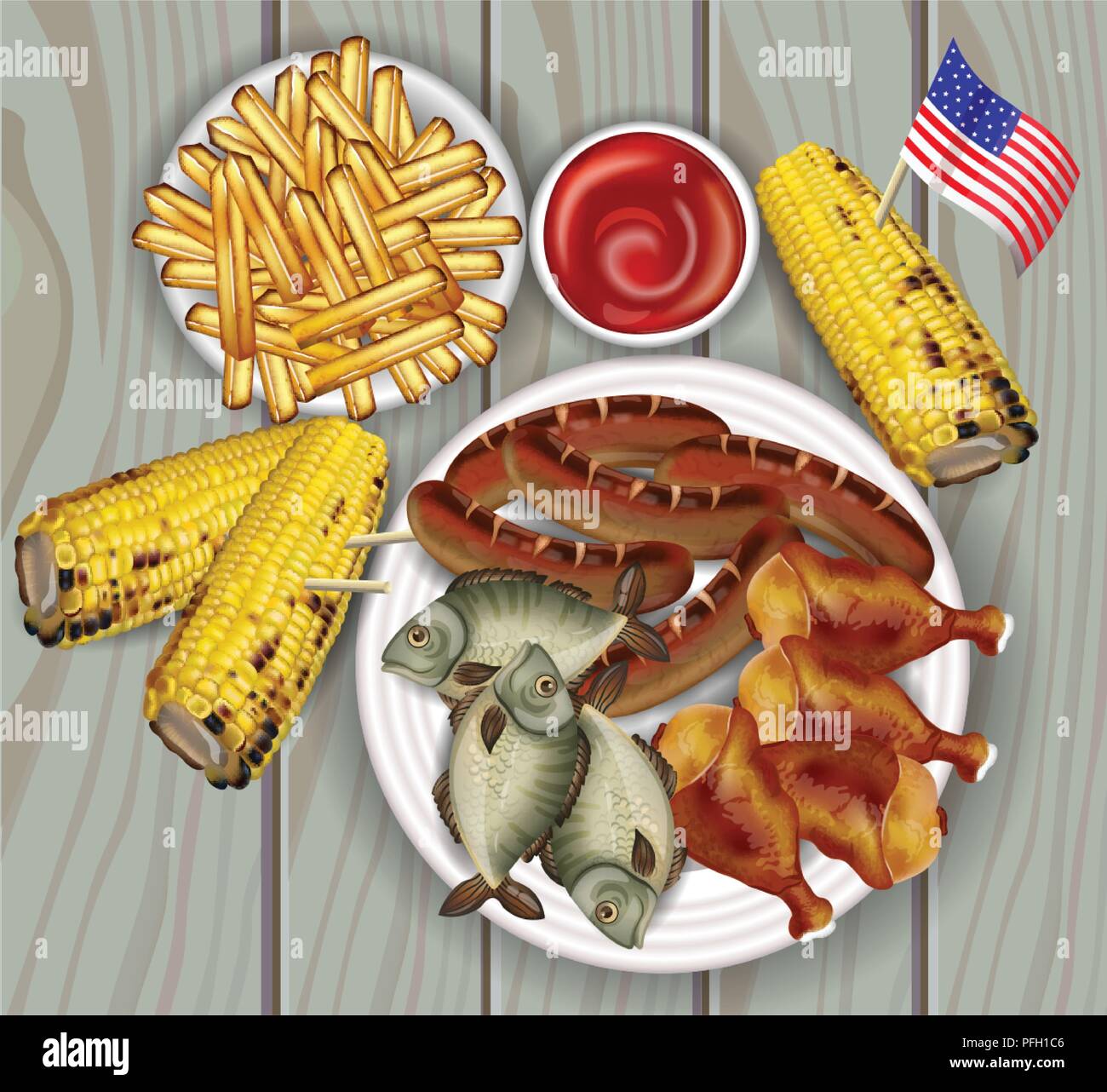 Pop corn day Stock Vector Images - Alamy