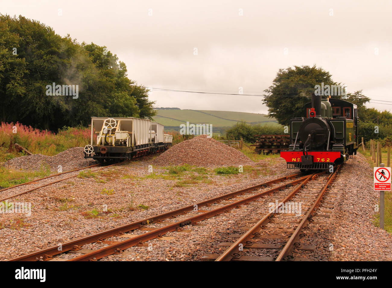Lynton and Barnstable Railway, Devon, England - August 13, 2018 ...