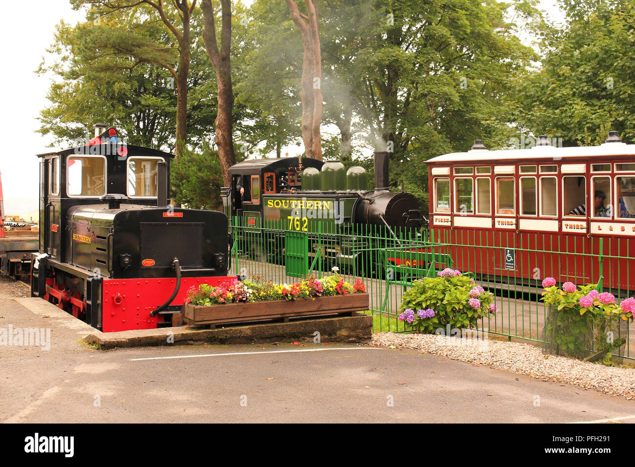 Lynton and Barnstable Railway, Devon, England - August 13, 2018 ...