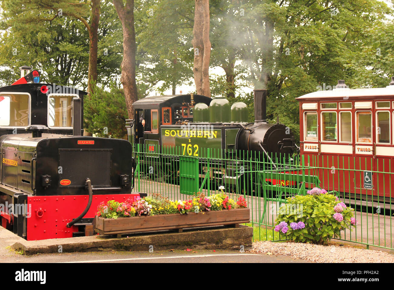 Lynton and Barnstable Railway, Devon, England - August 13, 2018 ...