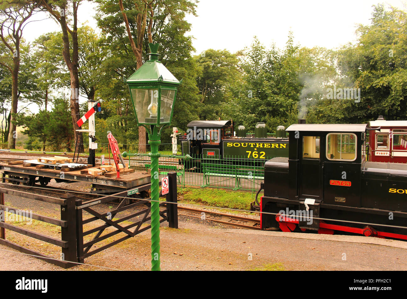Lynton and Barnstable Railway, Devon, England - August 13, 2018 ...