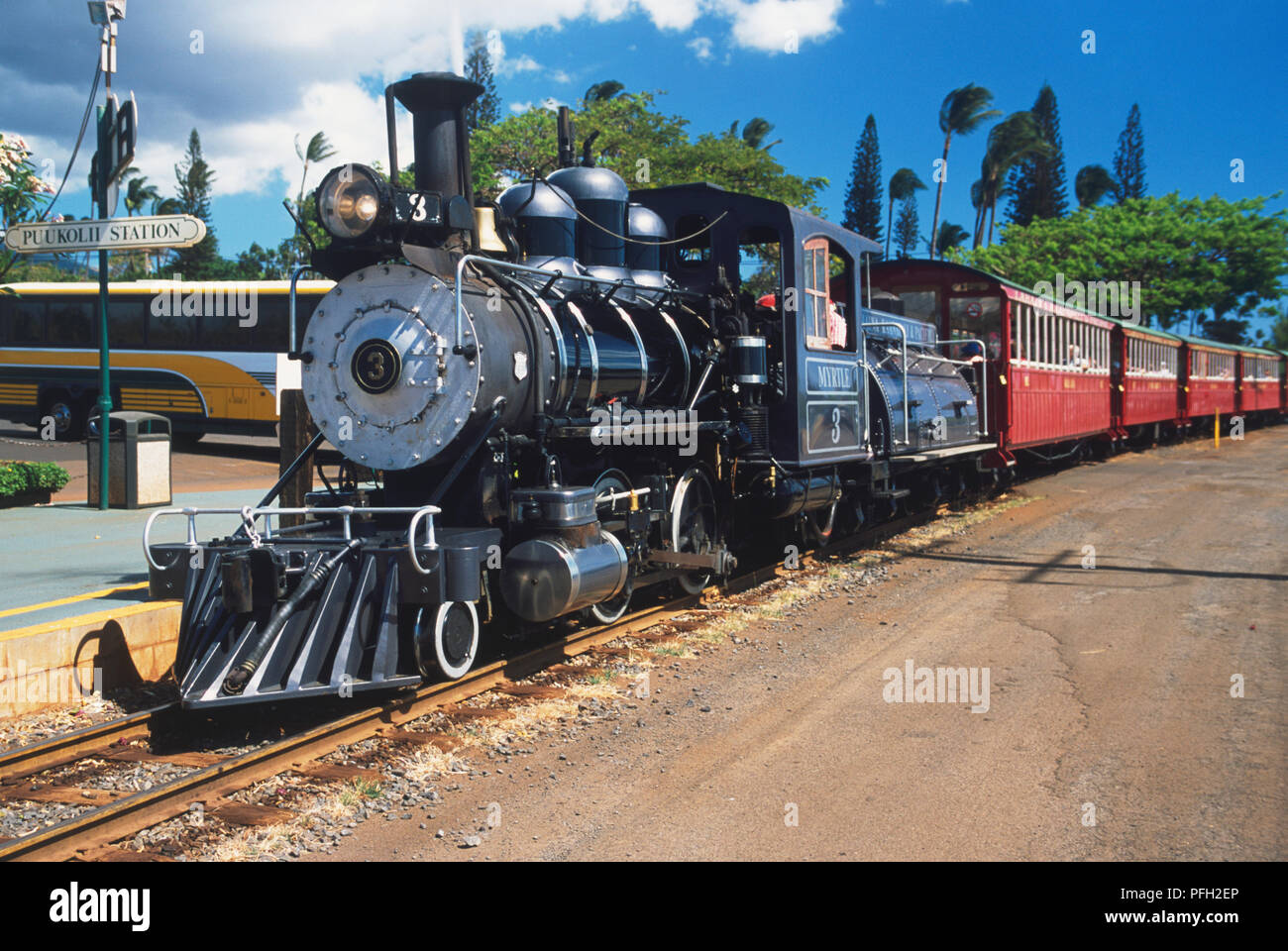 Lahaina sugar cane train maui hi-res stock photography and images - Alamy