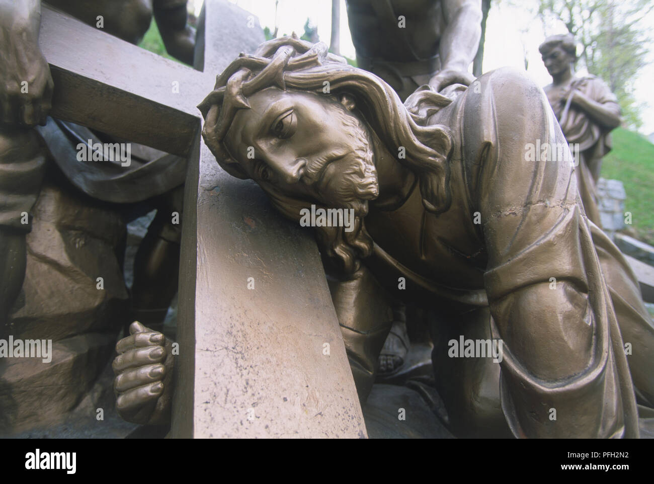 Canada, Quebec, Basilique Sainte-Anne-de-Beaupre, Way of the Cross ...