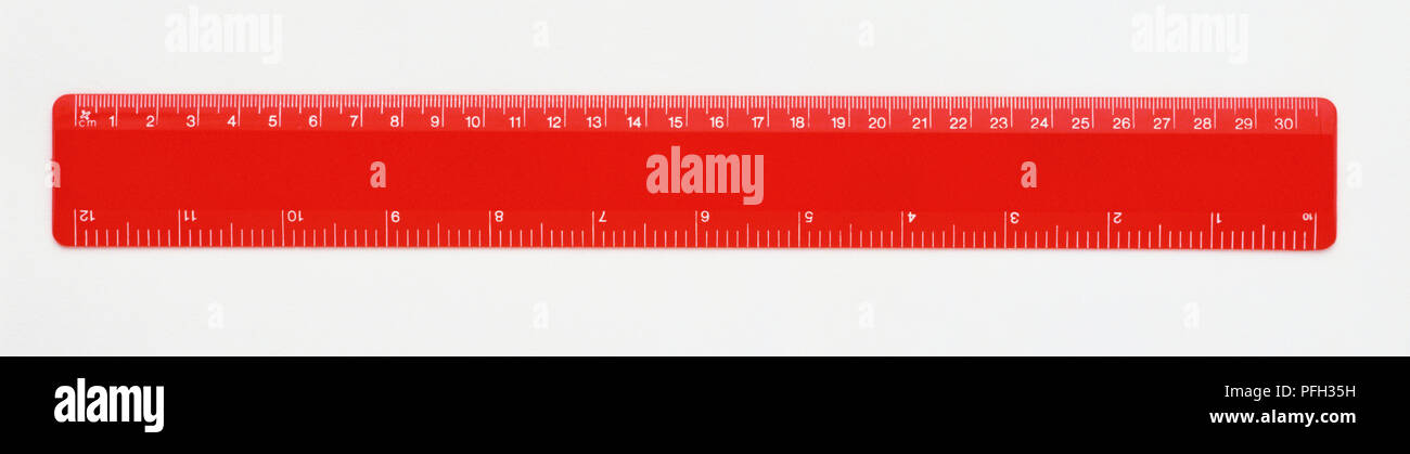 Plastic ruler centimeters hi-res stock photography and images - Alamy