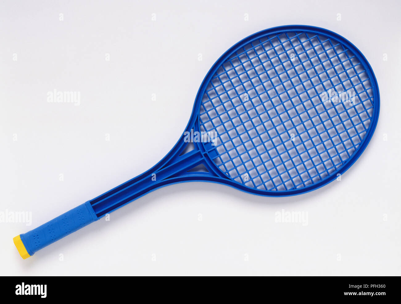 Blue plastic sports racket Stock Photo - Alamy