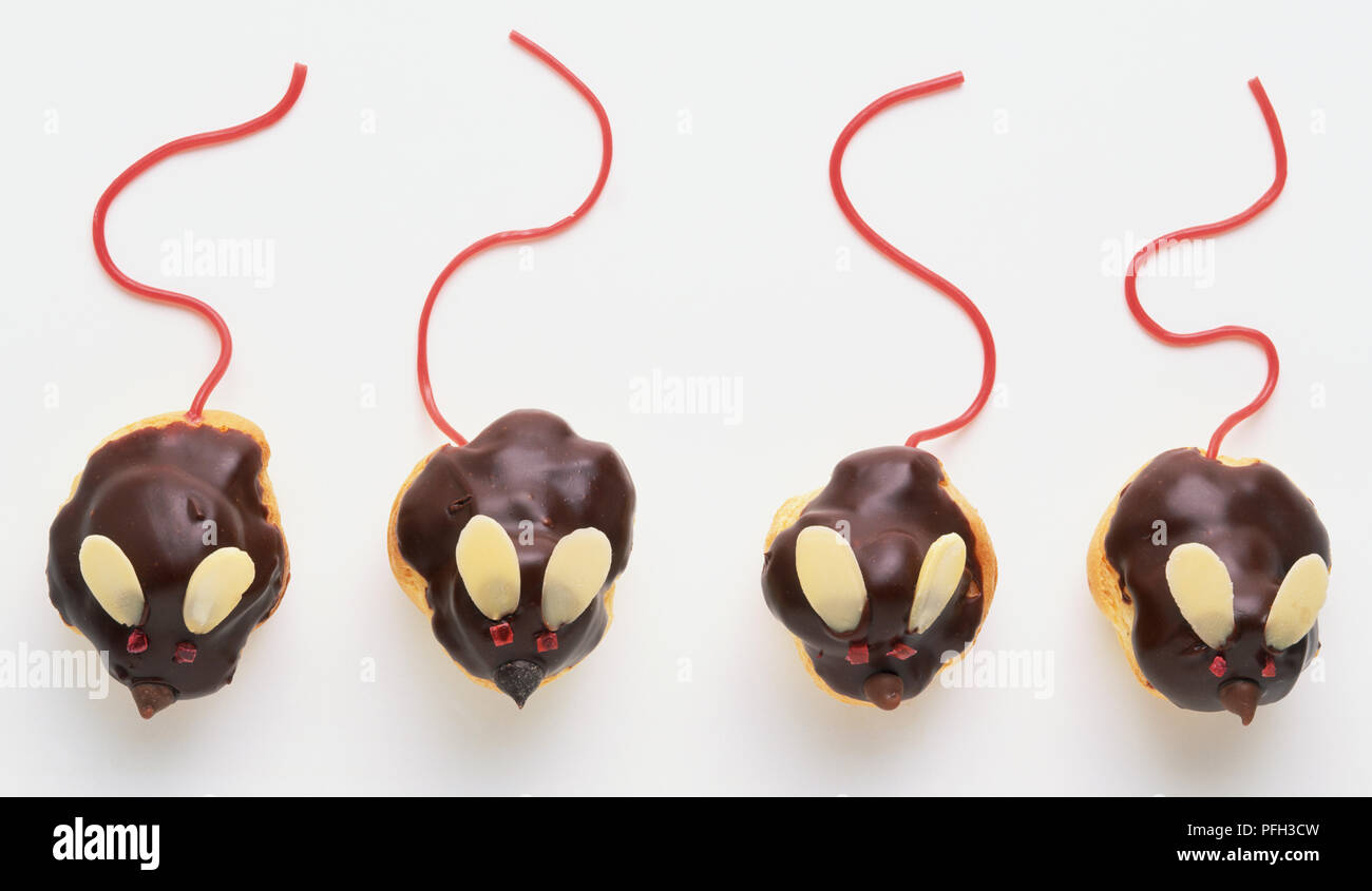 White mice chocolate hi-res stock photography and images - Alamy