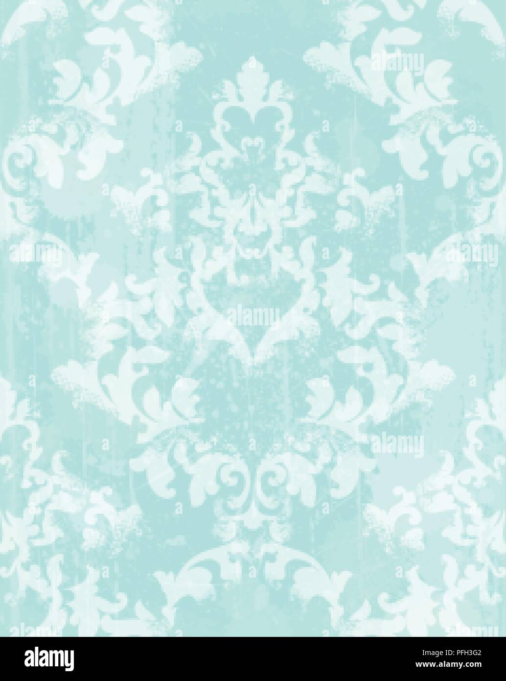 Vintage baroque pattern texture ornament Vector. Royal damask texture. Victorian style ...