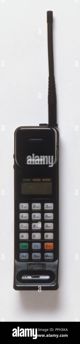 Black cordless telephone Stock Photo - Alamy