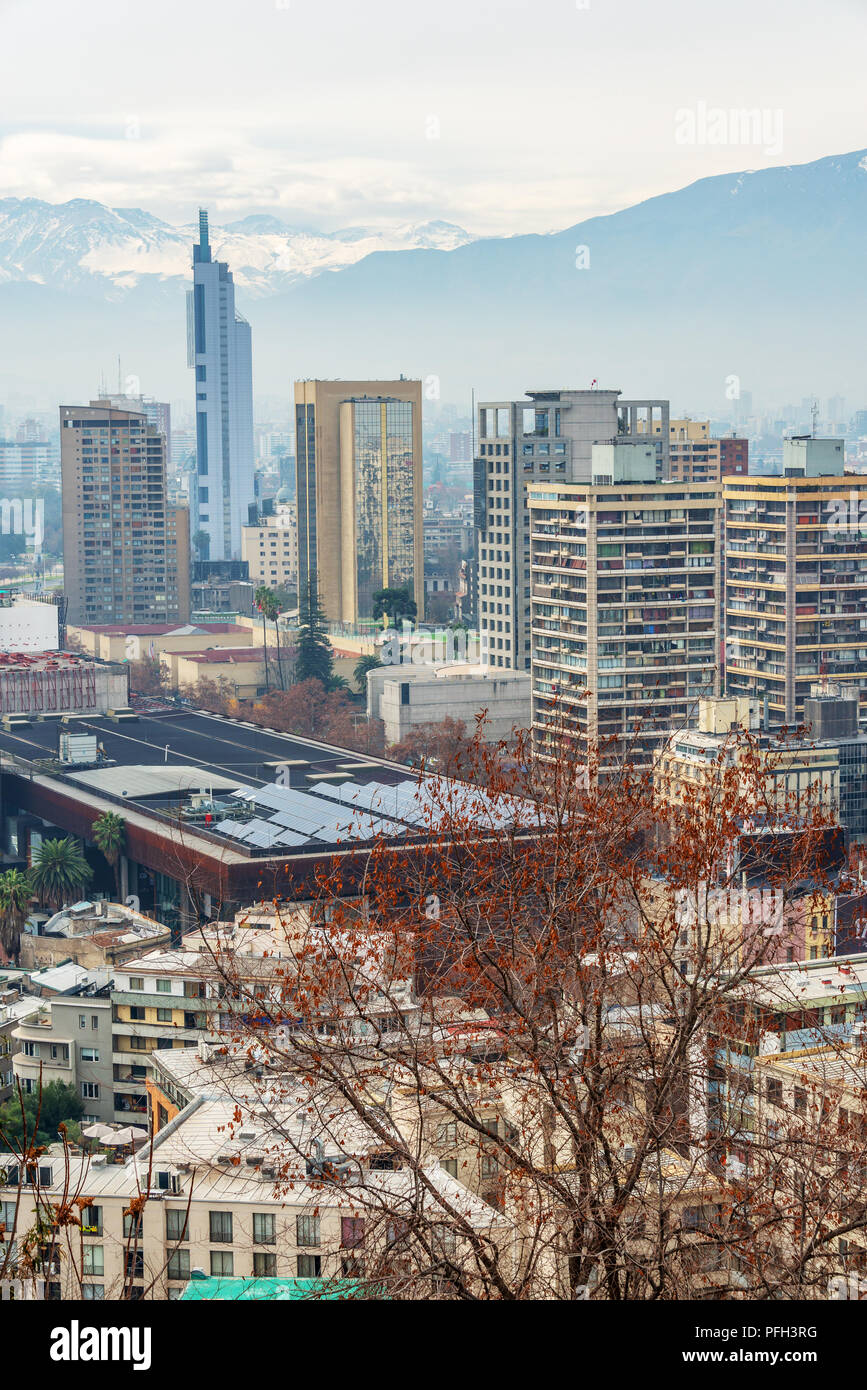 View city santiago chile hi-res stock photography and images - Alamy