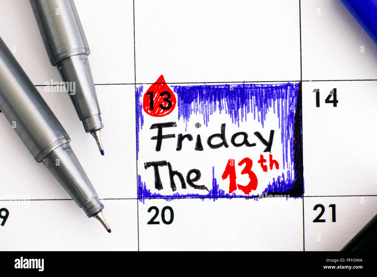 Friday calendar hi-res stock photography and images - Alamy