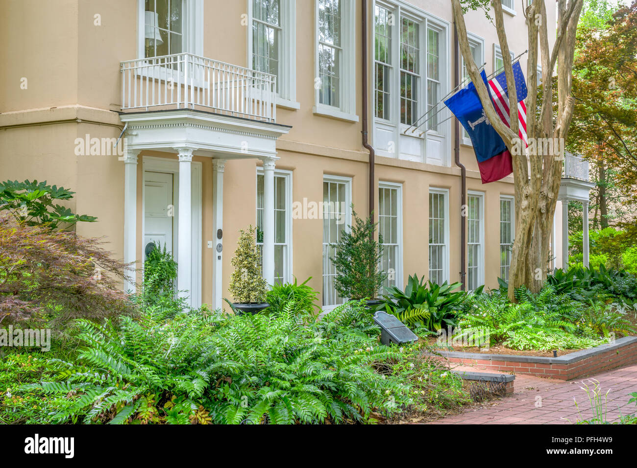 COLUMBIA, SC/USA JUNE 5, 2018: President's House campus building at the ...