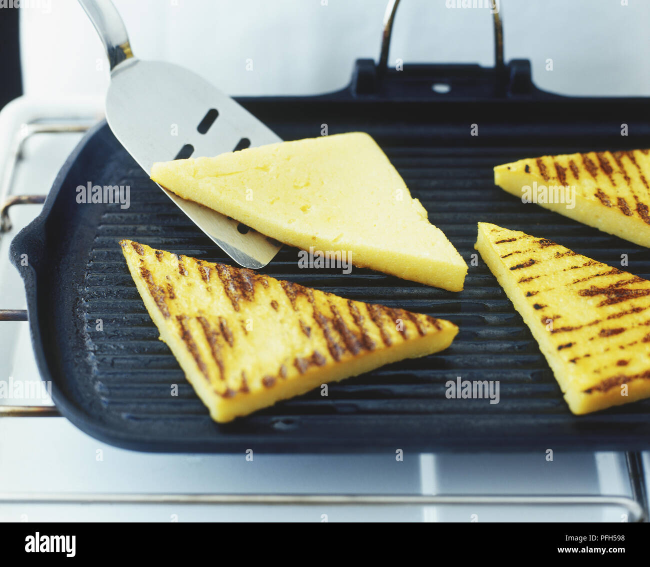 Polenta triangles hi-res stock photography and images - Alamy