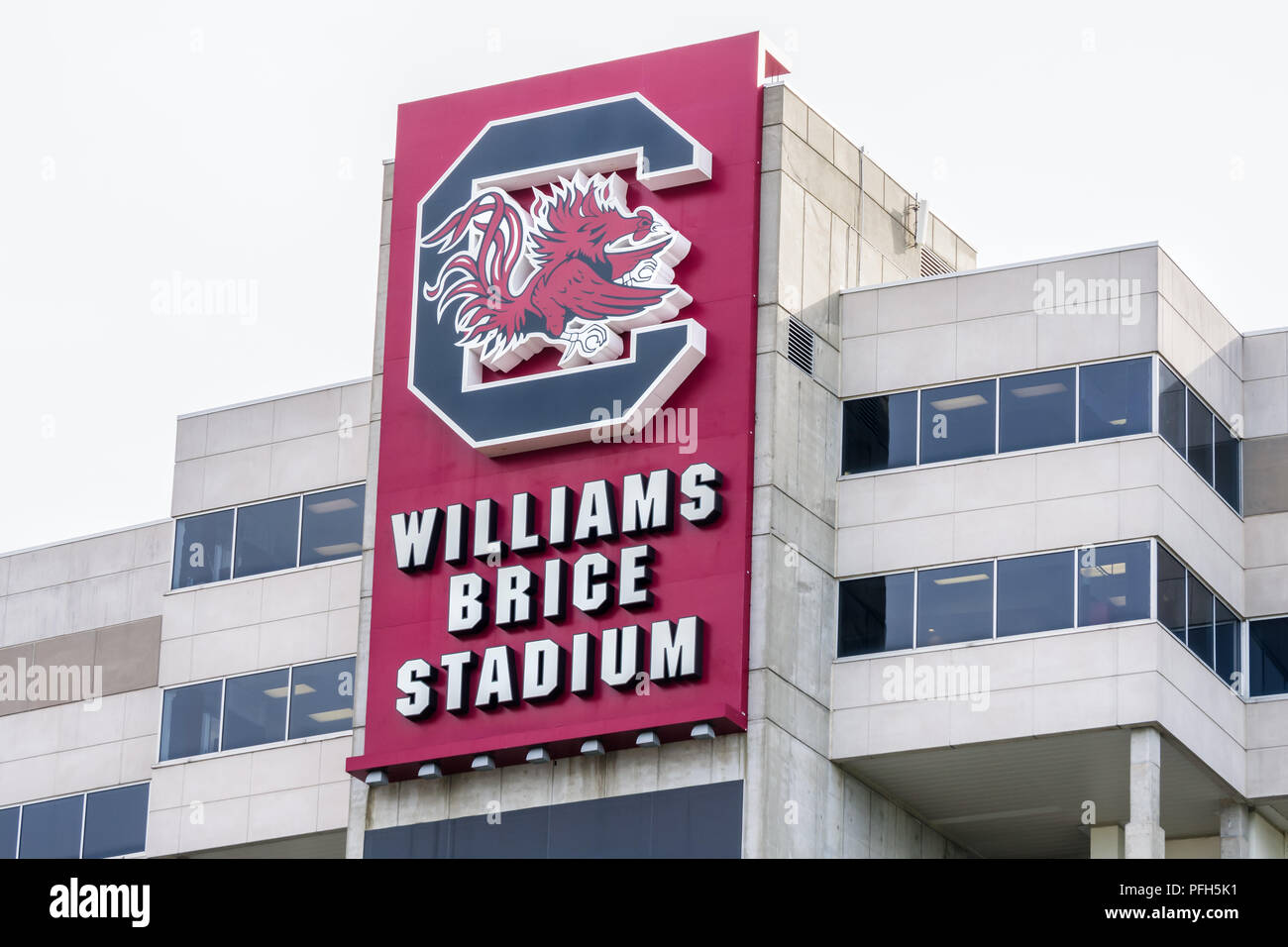 COLUMBIA, SC/USA JUNE 5, 2018: Williams Brice Stadium on the campus of ...