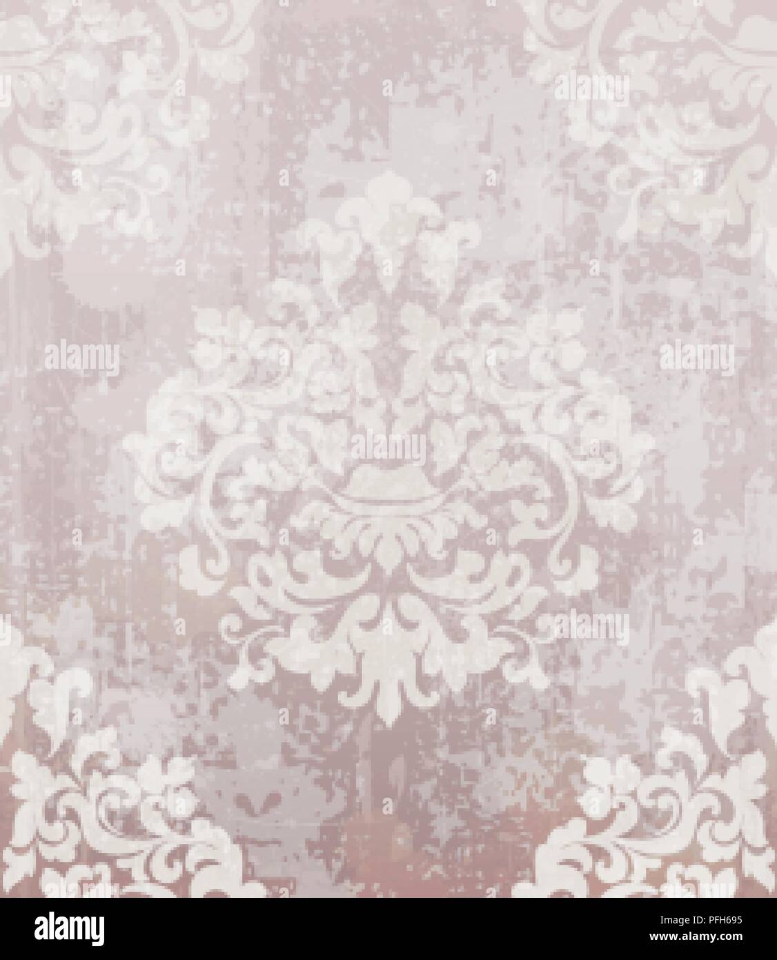 Vintage baroque pattern Vector. Beautiful ornament decor. Royal luxury ...