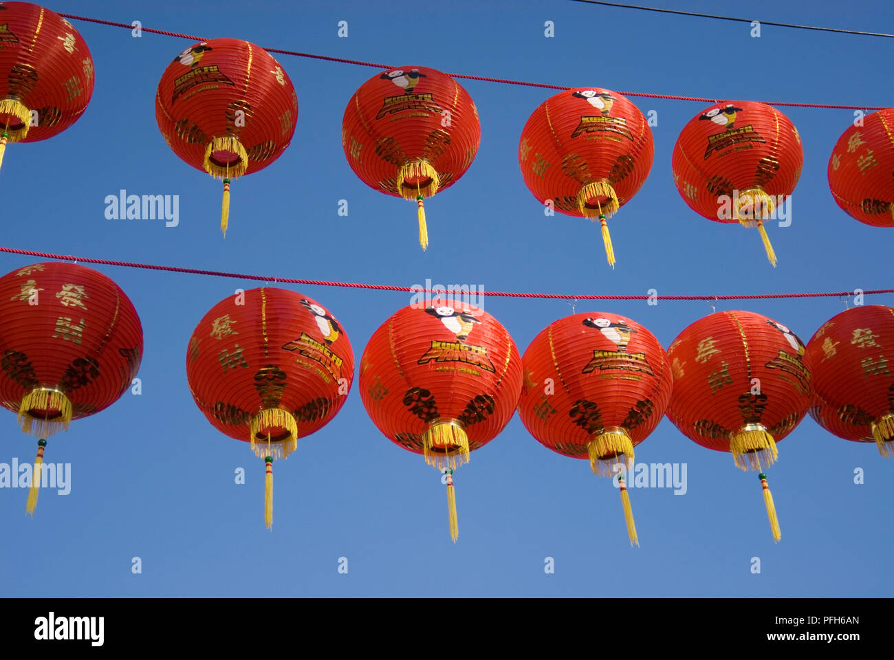 String of chinese lanterns hi-res stock photography and images - Alamy