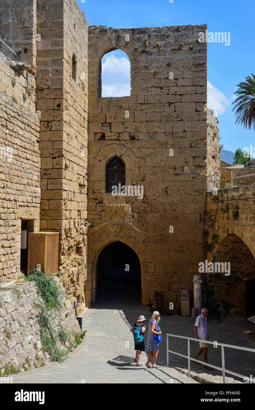 Entrance to Kyrenia Castle, Kyrenia (Girne), Turkish Republic of ...