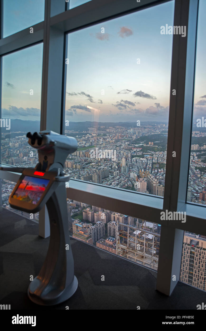 View from Taipei 101 tower, Taiwan Stock Photo - Alamy