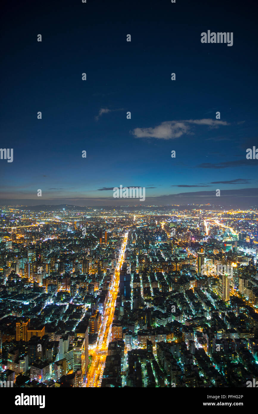 View from Taipei 101 tower, Taiwan Stock Photo - Alamy