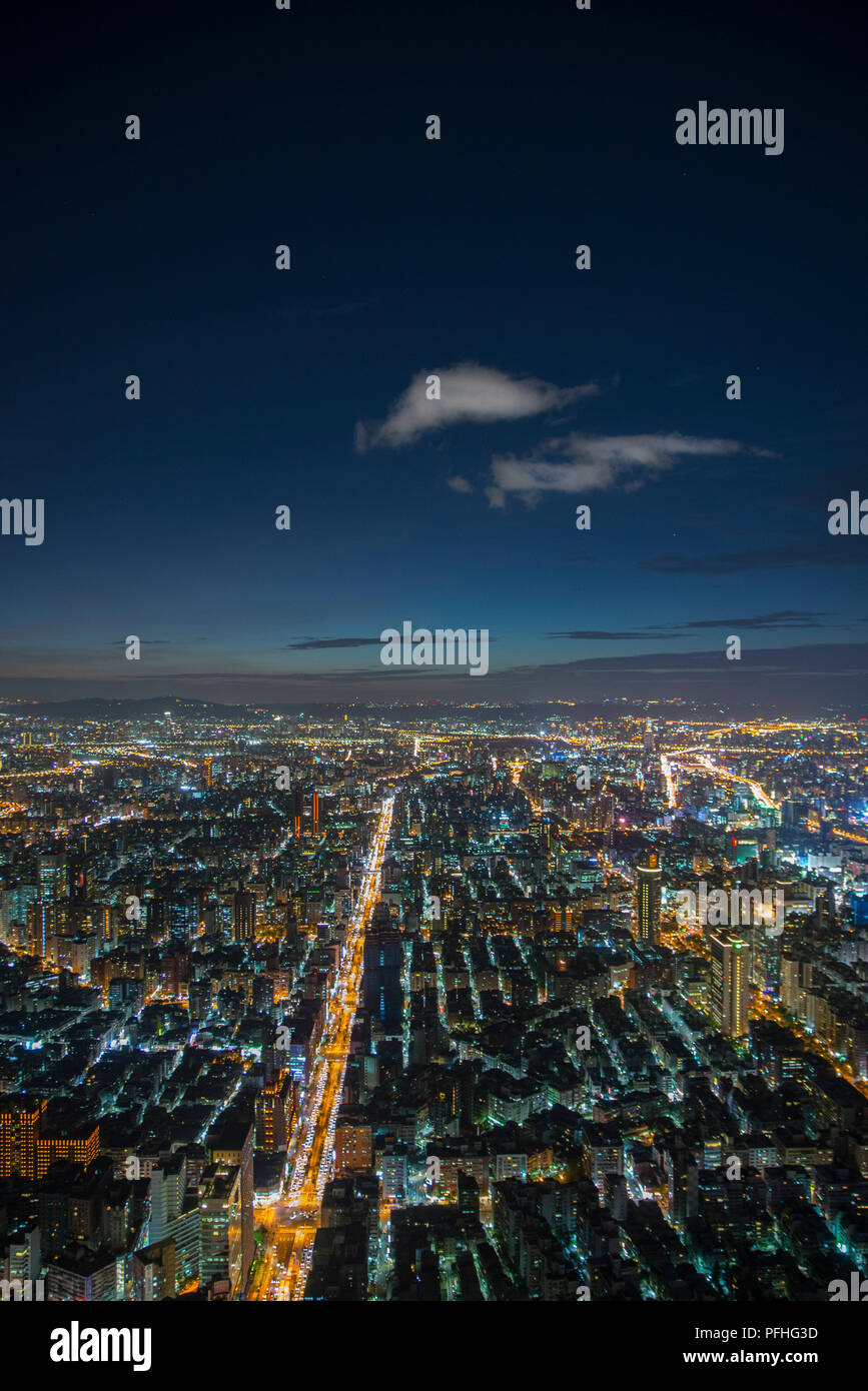 View from Taipei 101 tower, Taiwan Stock Photo - Alamy