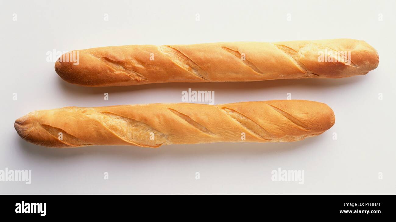 Two long french baguettes hi-res stock photography and images - Alamy