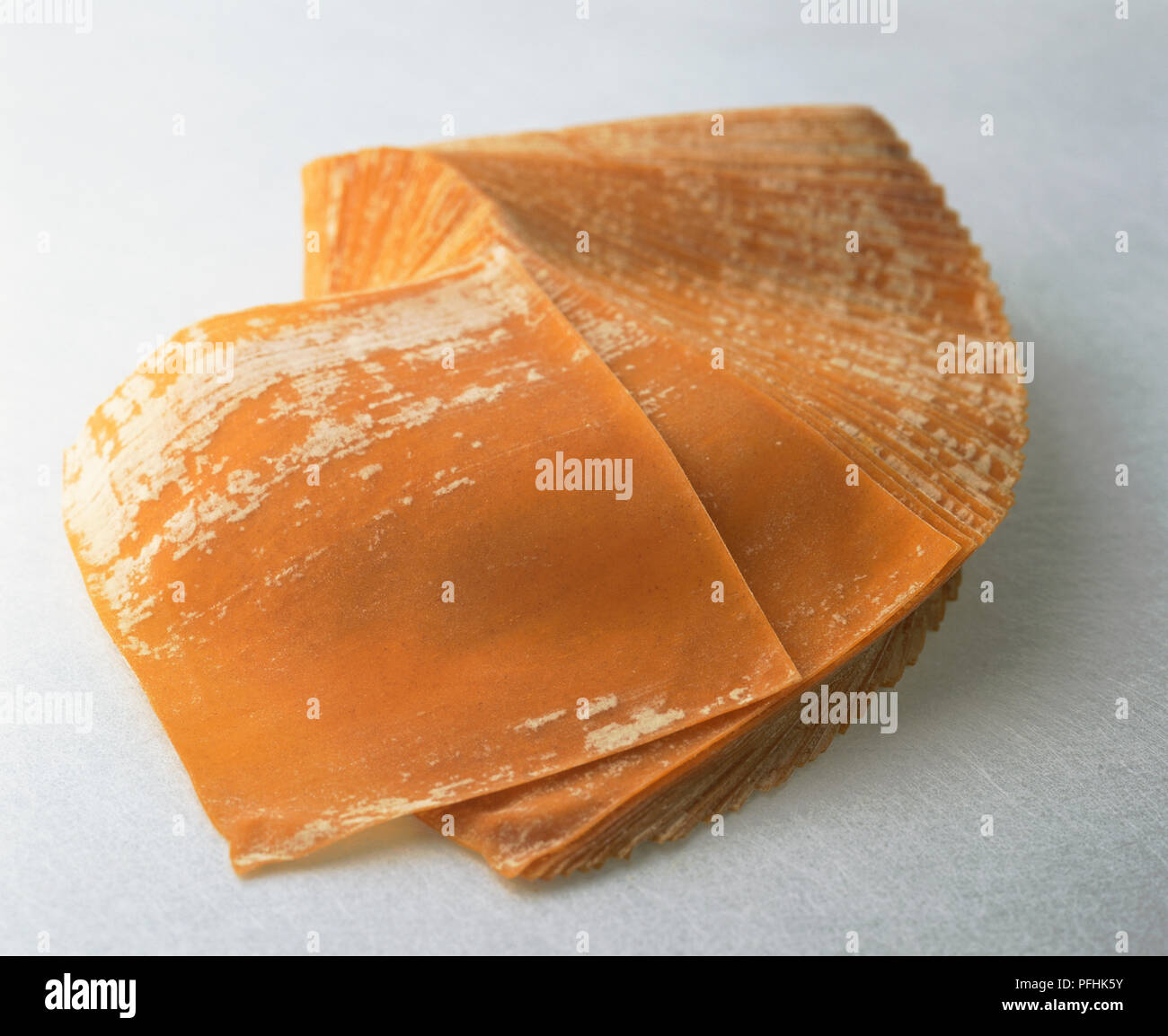 Sheets of pasta Stock Photo - Alamy