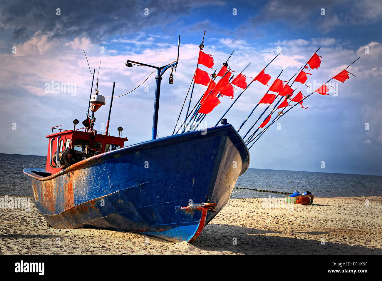 Fishing Boat On The Beach at Donald Edwards blog