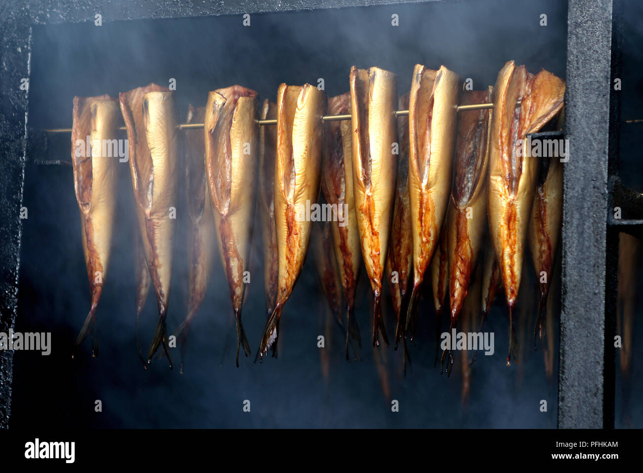 Smoker fish hi-res stock photography and images - Alamy