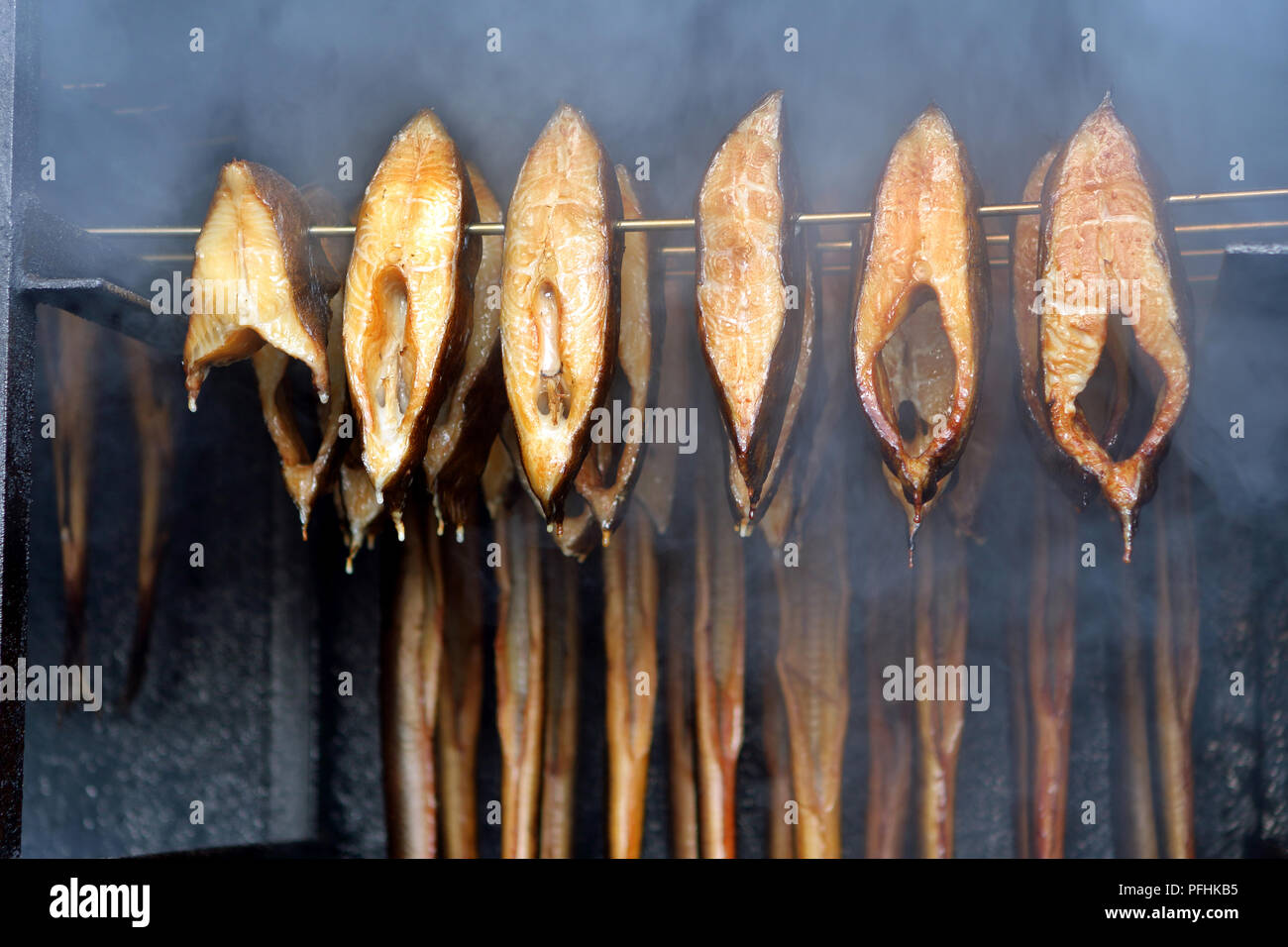 Smoker fish hi-res stock photography and images - Alamy