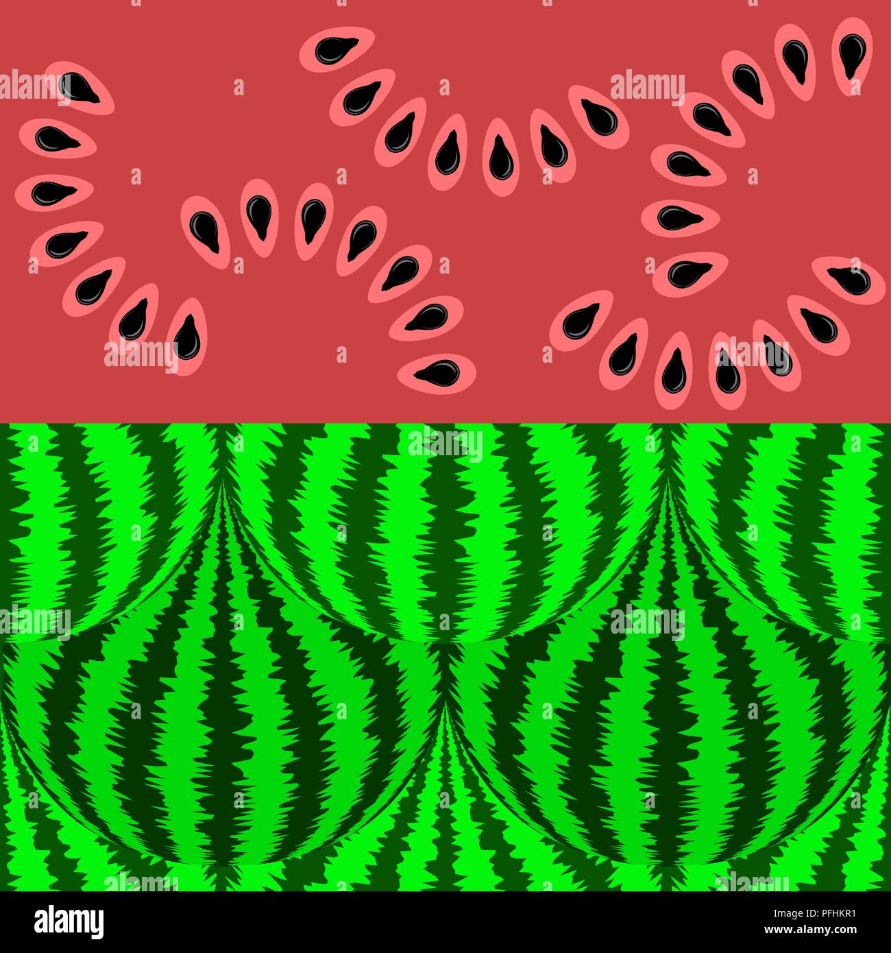 Watermelon pattern Stock Vector Images - Alamy