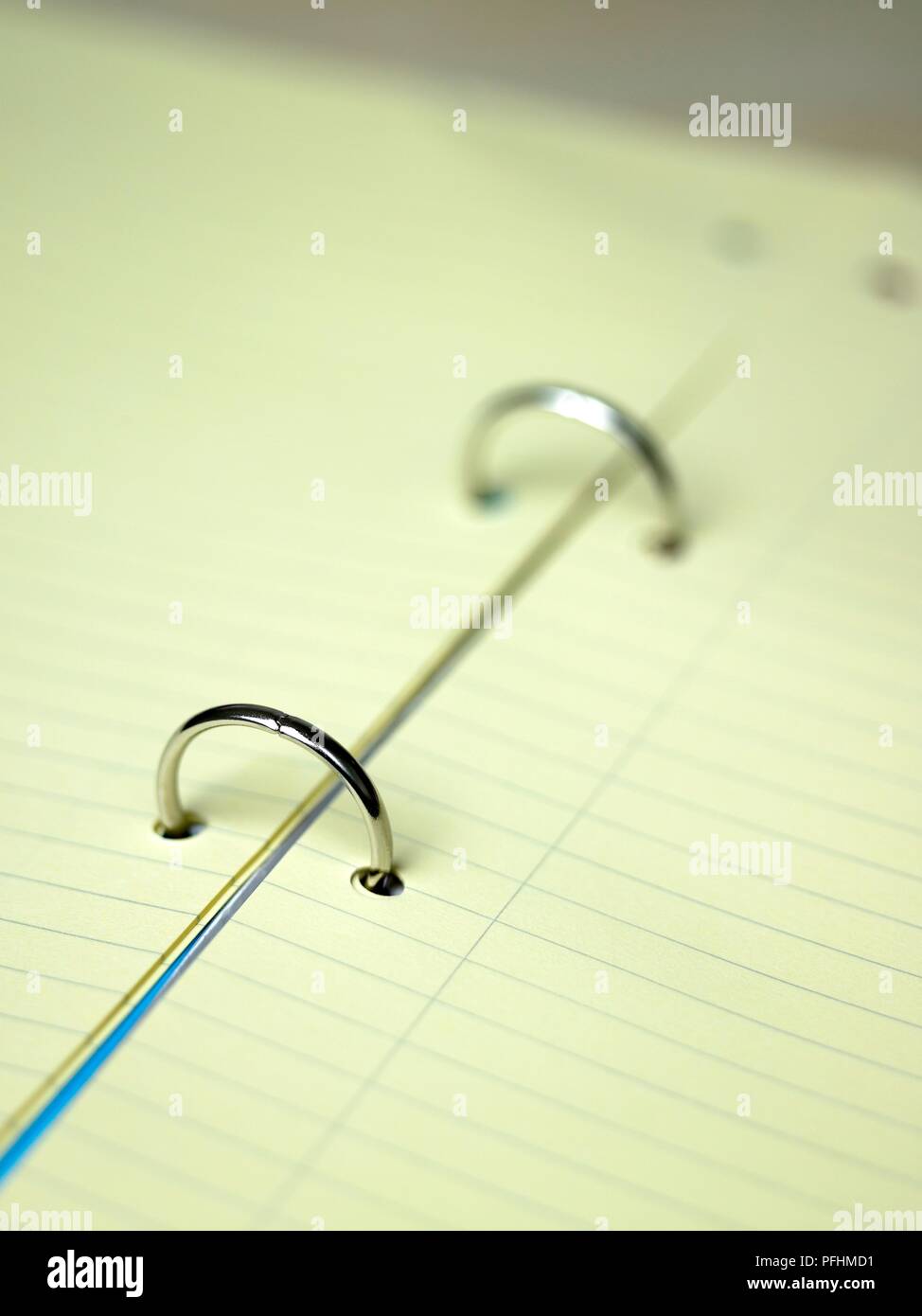 Ring binder, close-up Stock Photo - Alamy