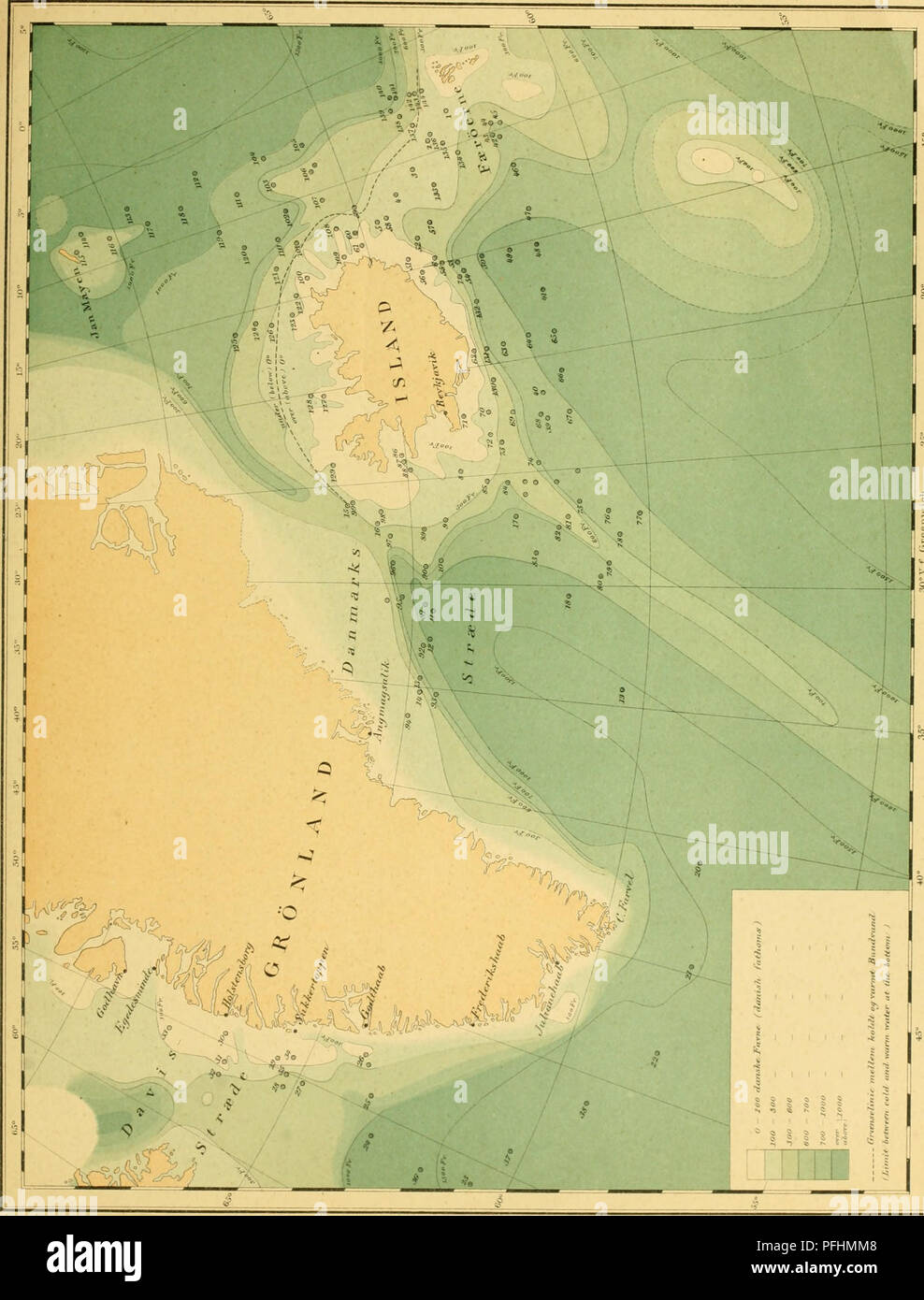 The Danish Ingolf Expedition (1895-1896) studied marine life and ...
