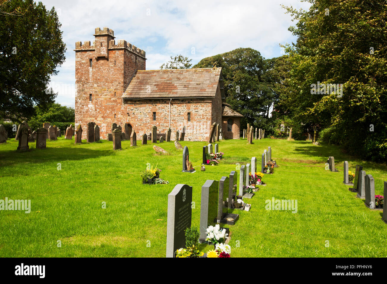 St John the Evangelist church in Newton Arlosh near Silloth, NW Cumbria ...