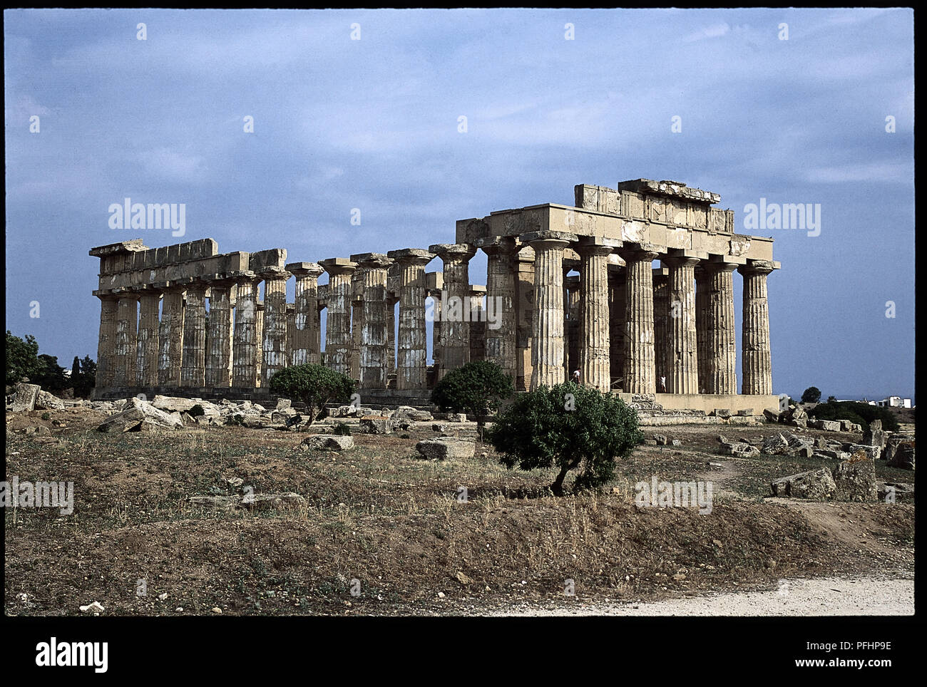 Italy, Sicily, Selinunte, Temple E, relatively intact remains of ...