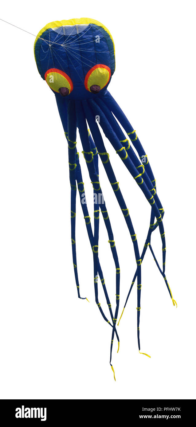 Octopus kite, front view Stock Photo - Alamy