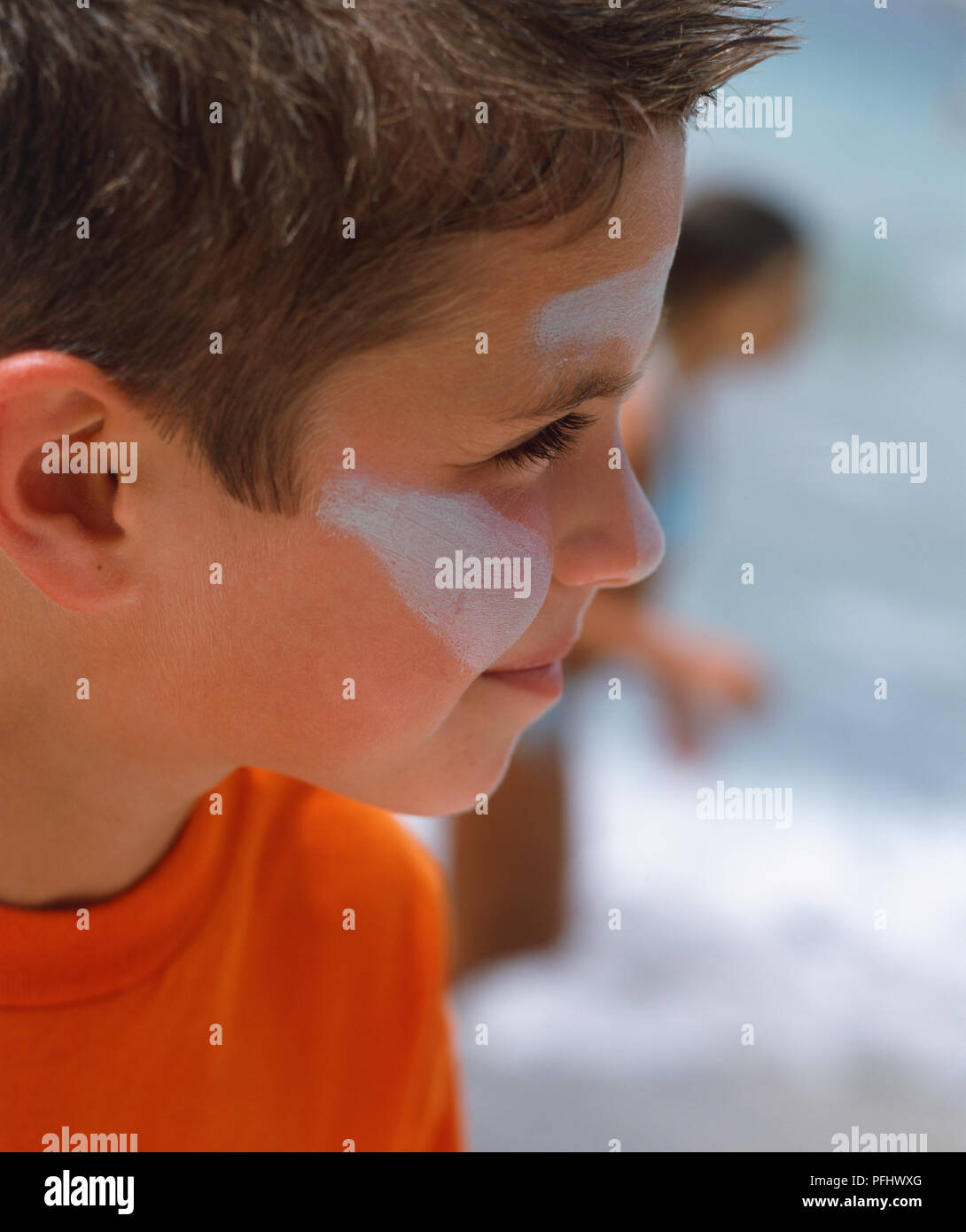 Forehead cheeks hi-res stock photography and images - Alamy