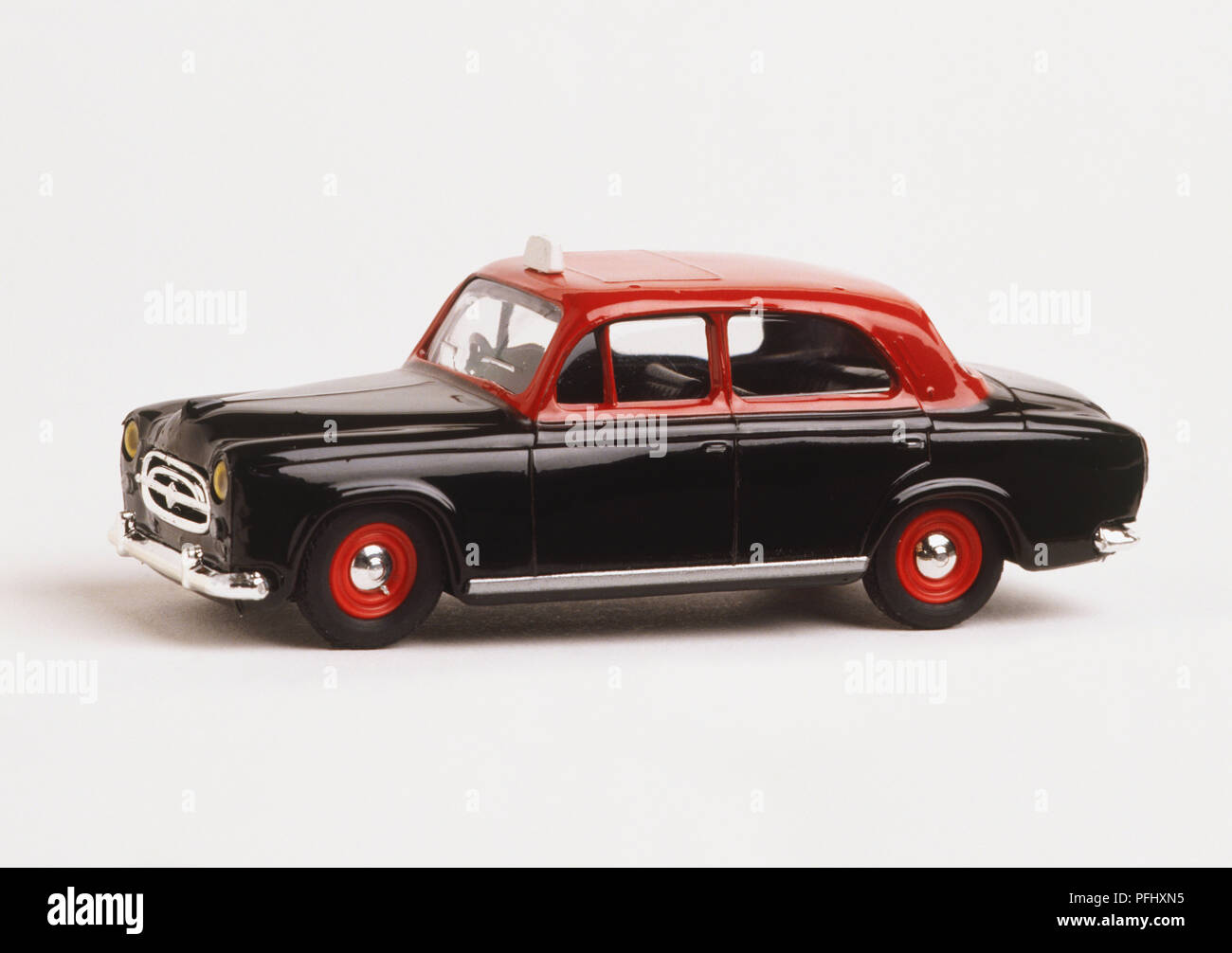 Red and black toy car, side view Stock Photo - Alamy