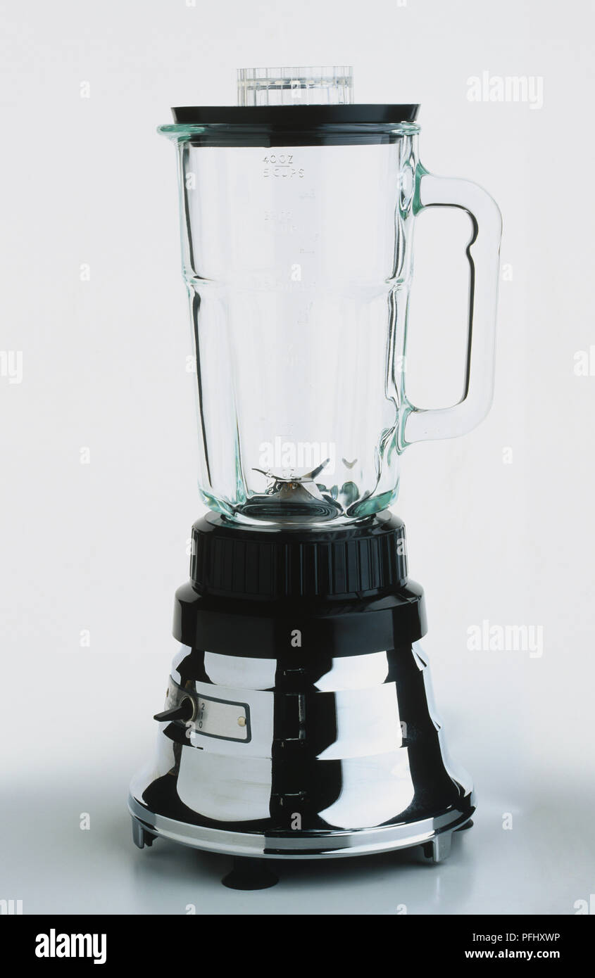 Food blender, front view Stock Photo - Alamy