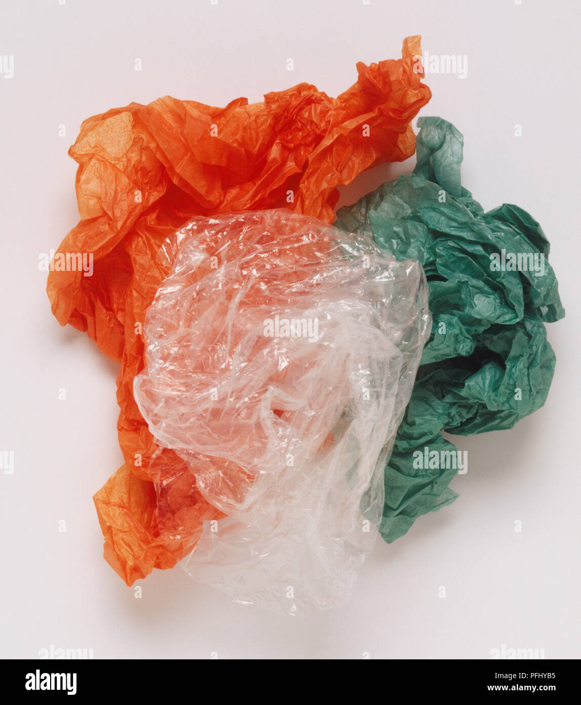 Red plastic garbage bags hi-res stock photography and images - Alamy