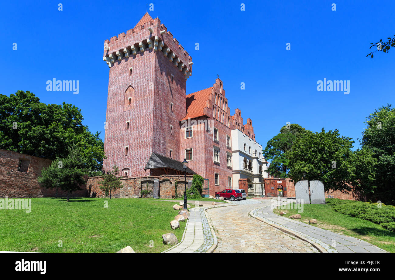 Royal Castle in Poznan, Wielkopolska, Poland partially rebuilt after ...