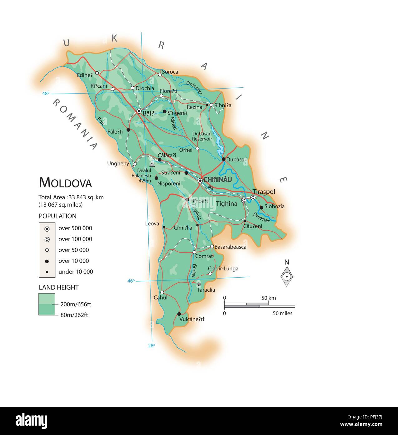 Map of moldova hi-res stock photography and images - Alamy