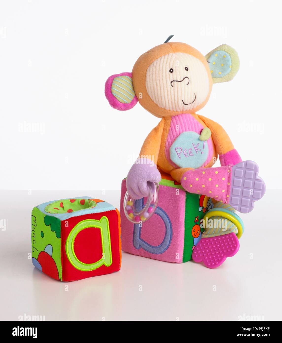 Soft toy monkey hi-res stock photography and images - Alamy