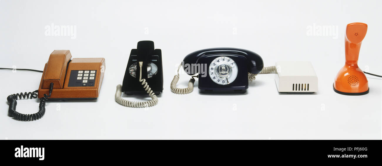 Telephones 1970s hi-res stock photography and images - Alamy
