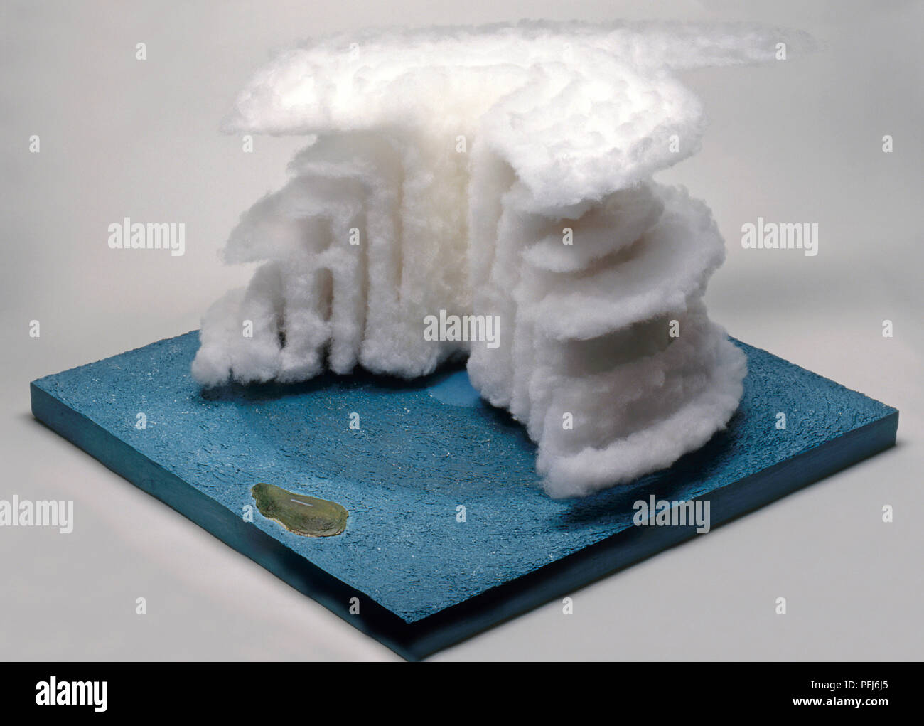 Cross-section model of hurricane Stock Photo - Alamy