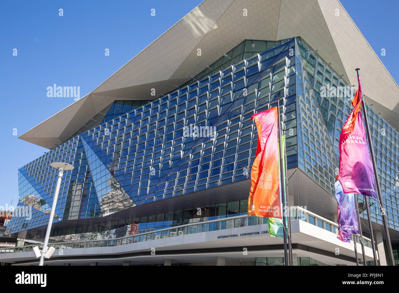 The new International Convention Centre Sydney in Darling Harbour ...