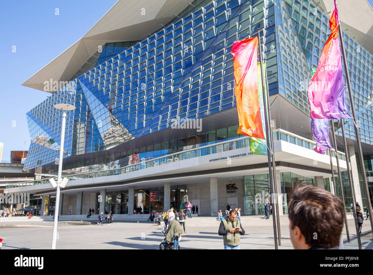 The new International Convention Centre Sydney in Darling Harbour ...