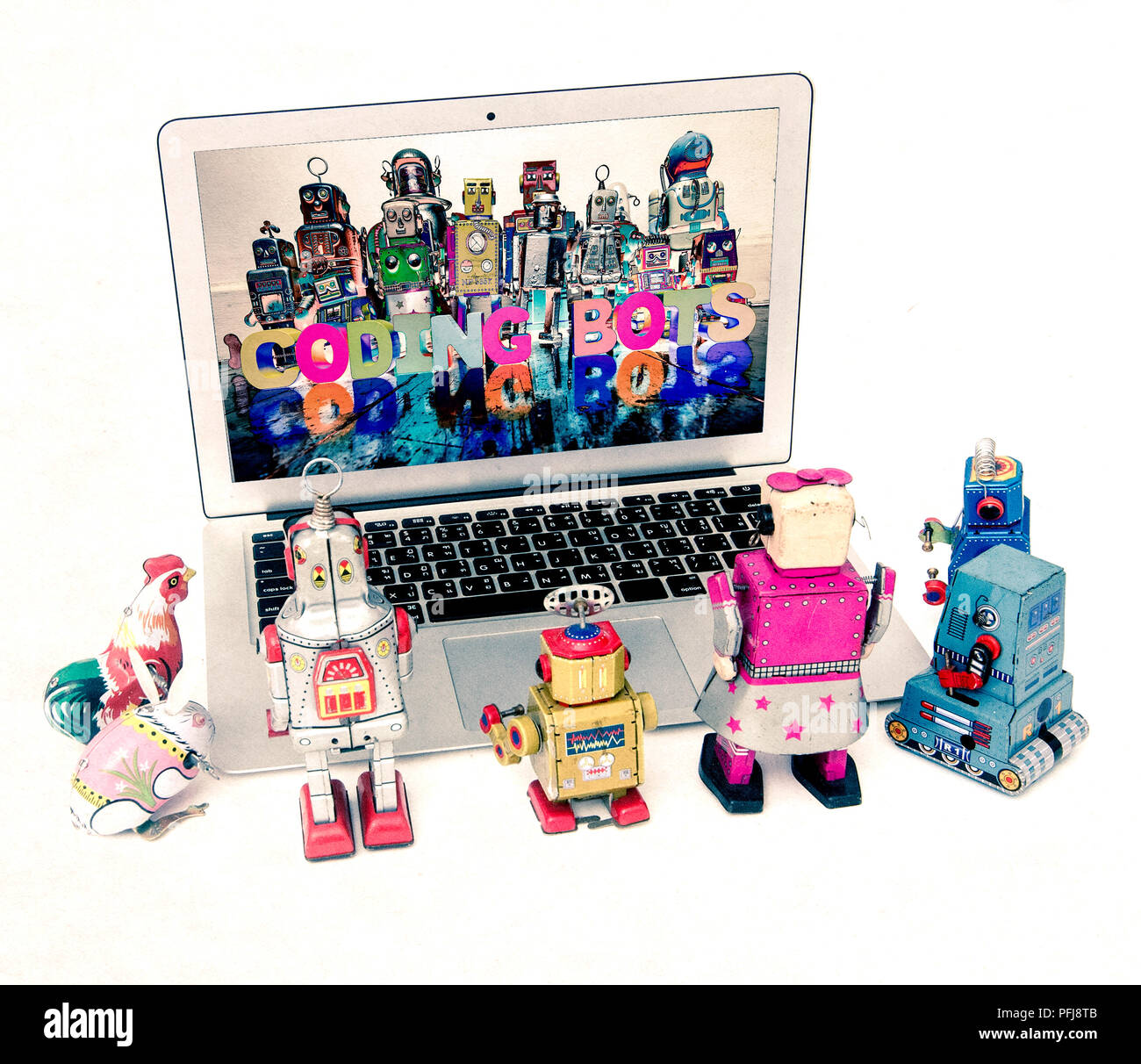 Programming robots classroom Cut Out Stock Images & Pictures - Alamy