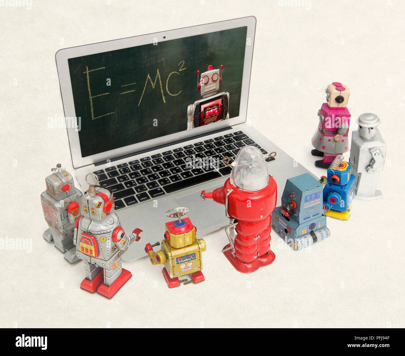 Retro computer maths hi-res stock photography and images - Alamy