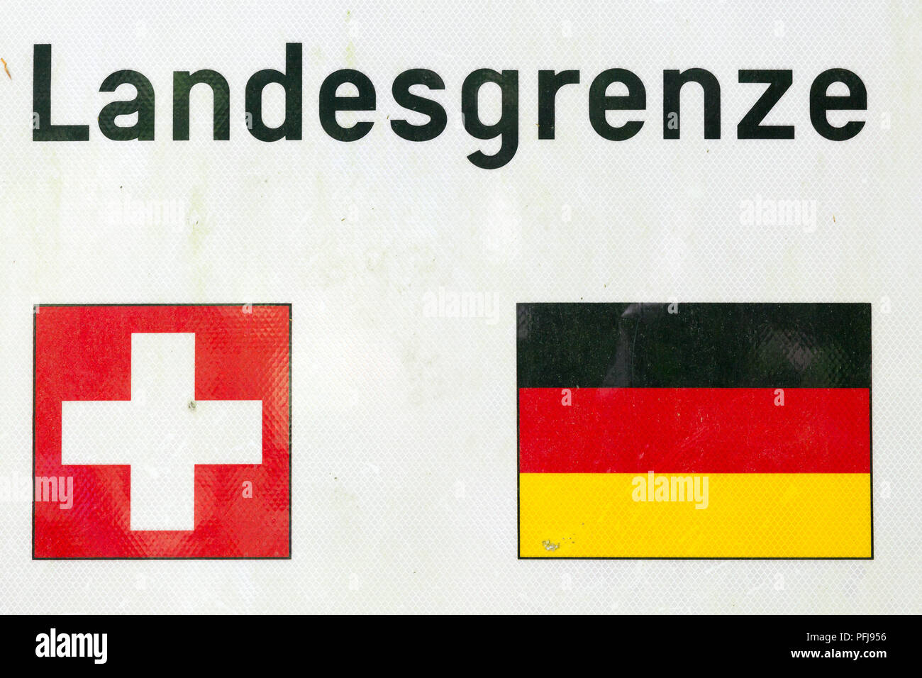 Switzerland country border crossing hi-res stock photography and images ...