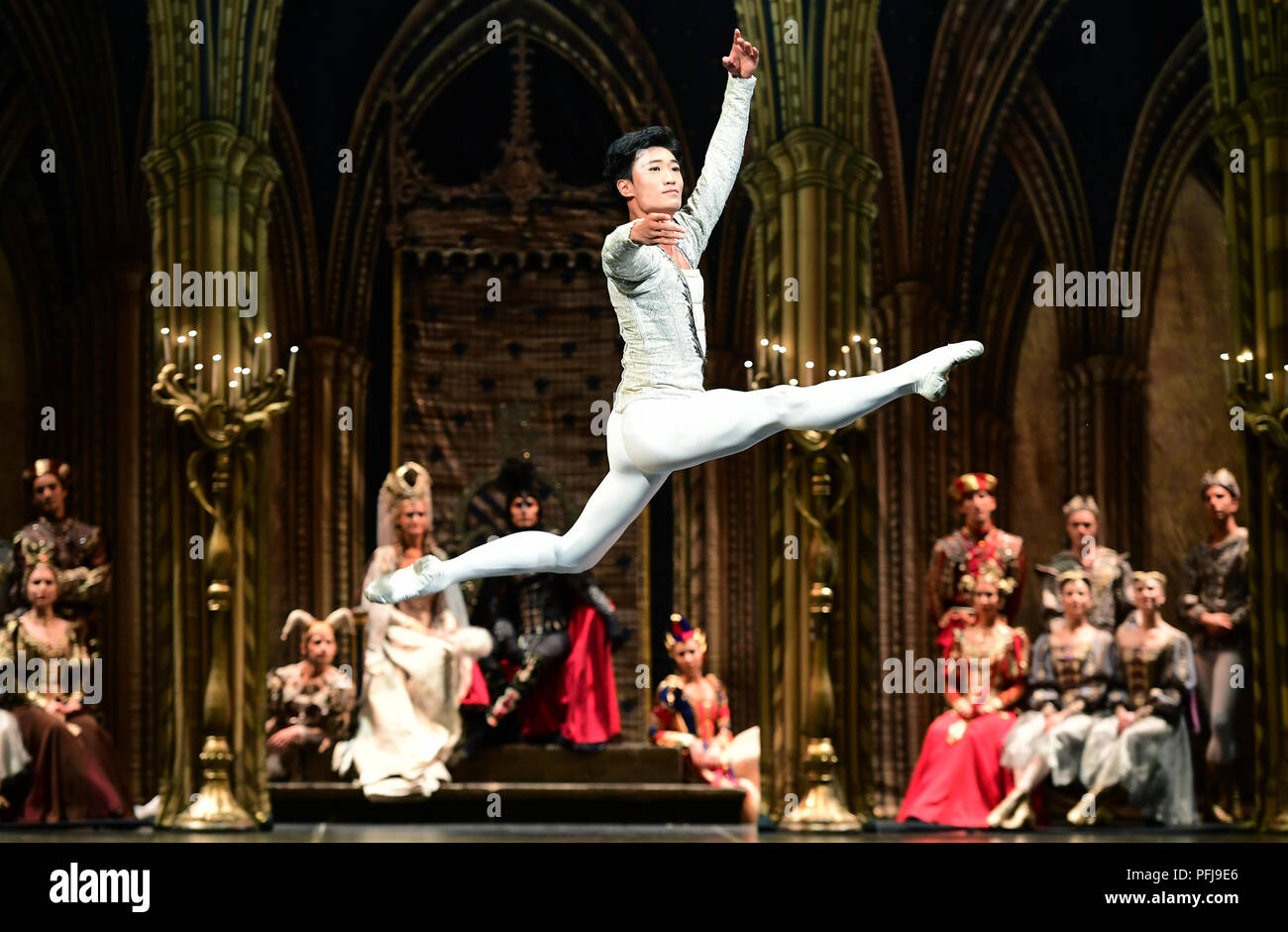 Kimin Kim performs Swan Lake, with the St Petersburg Ballet Theatre, at ...
