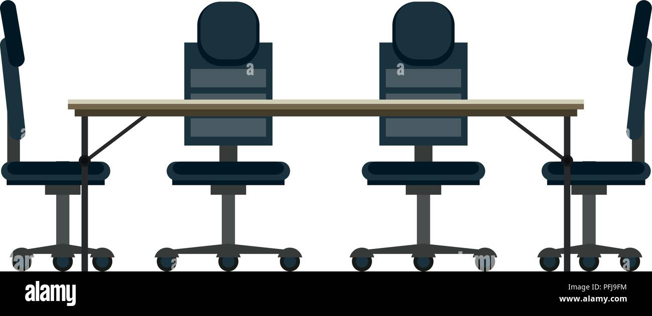 Sitting chairs office Stock Vector Images - Alamy